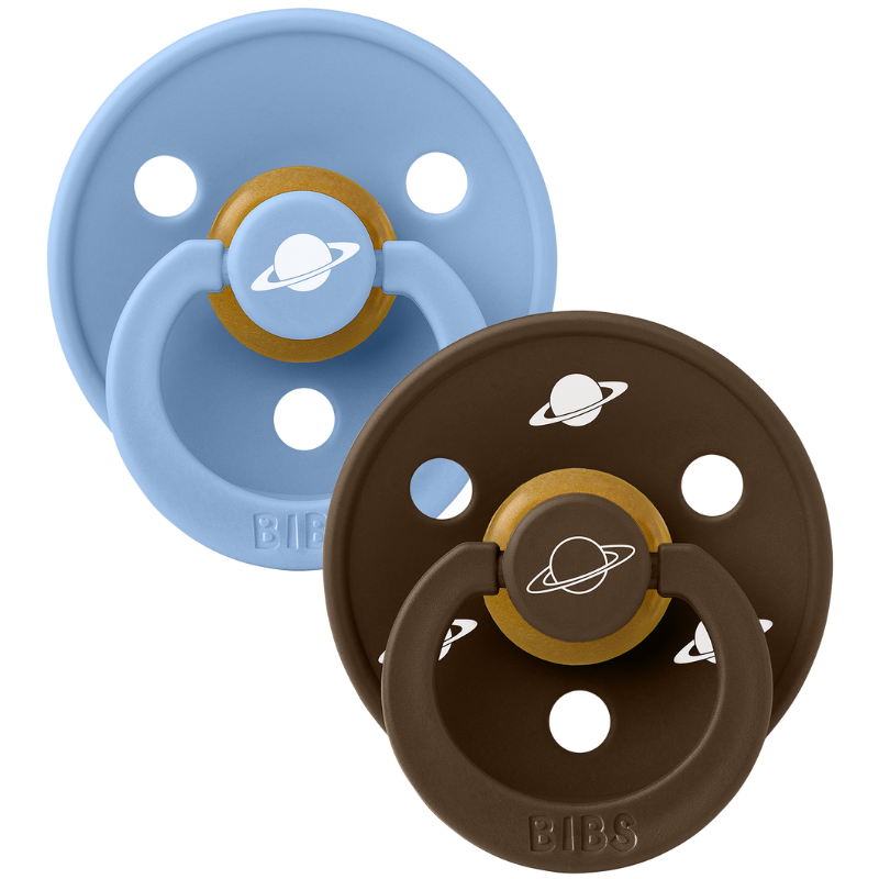Bibs X Planet Nusa Pacifier Colour Latex Size 2 Sky Blue Mix (2 stk ...