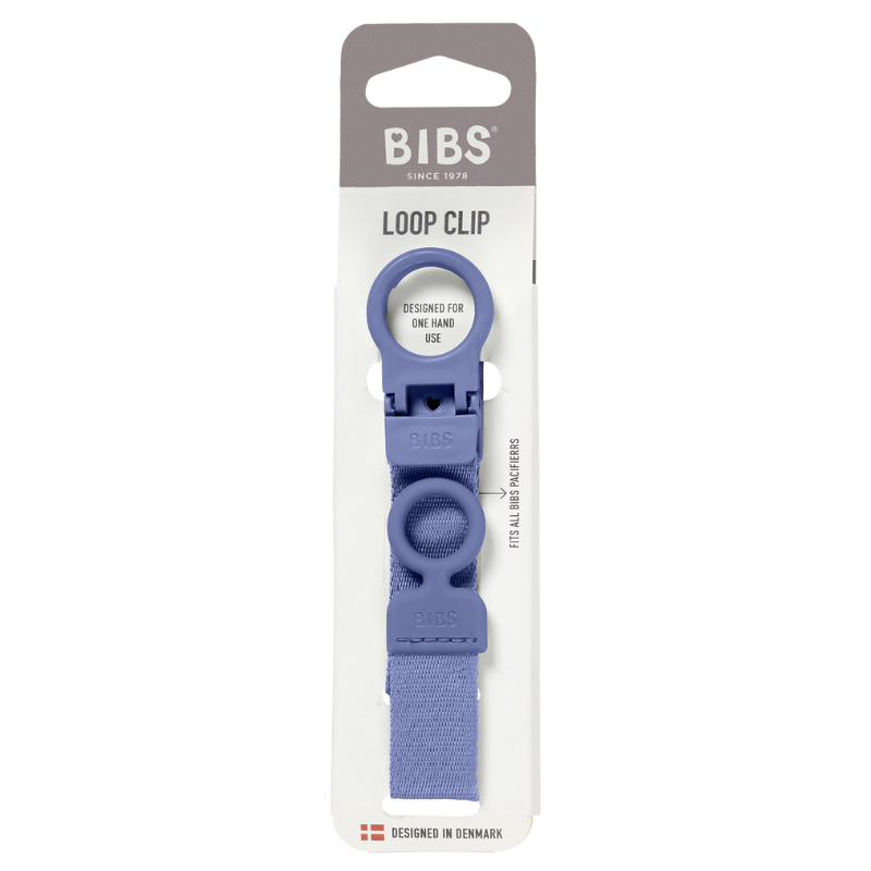 Køb Bibs Pacifier Clip Loop Peri (1 stk) | Gratis fragt