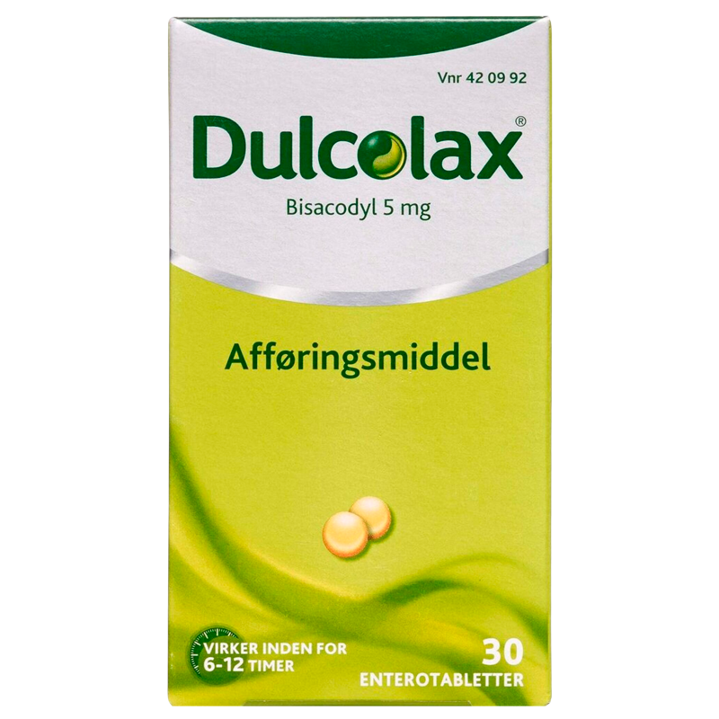 Køb Dulcolax Enterotabletter 5 mg (30 stk) | Gratis fragt