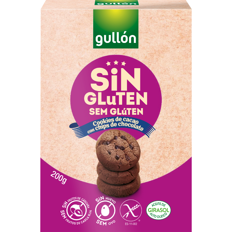 Gullon Mini Cookies With Chocolate Chips Glutenfri (200 g) | 262176-14