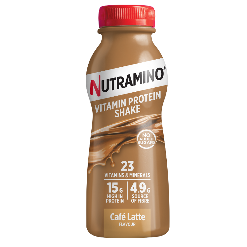 Køb Nutramino Vitamin Protein Shake Café Latte Flavour (325 ml)