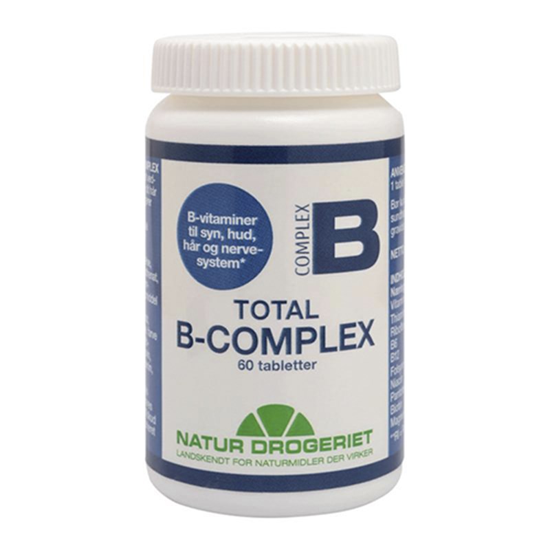Køb Natur Drogeriet Total B-Complex (60 tabletter) | Fri Fragt